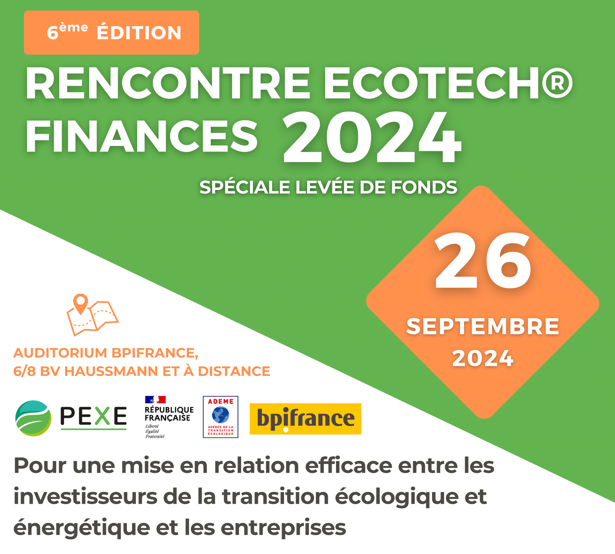 Rencontre Ecotech Finances 2024 | PEXE | PEXE