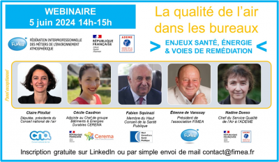 Webinaire - Qualité de l'air dans les bureaux | Fimea et ADEME | PEXE