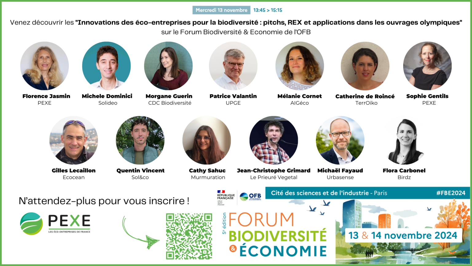 Table ronde Innovations des éco-entreprises pour la biodiversité ...